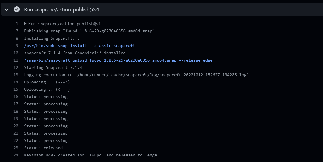 Fix Snap Ci Problems · Issue 5154 · Fwupdfwupd · Github 
