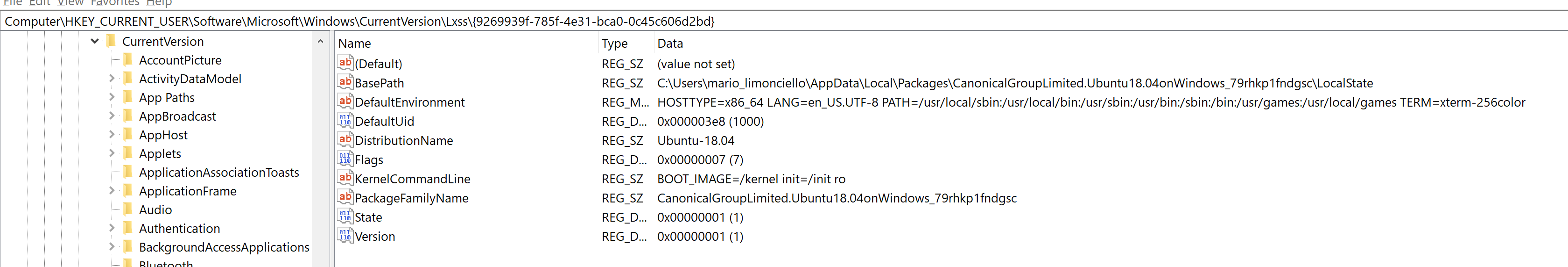 Choosing WSL-Ubuntu 18.04 for my shell tabs close immediately · Issue #642 · Eugeny/tabby · GitHub