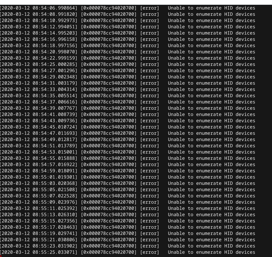 Unable to enumerate HID devices · Issue #3828 · prusa3d/PrusaSlicer · GitHub