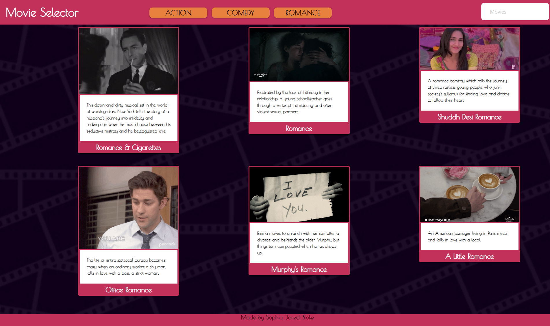GitHub - TinyTiim/Movie-Selector