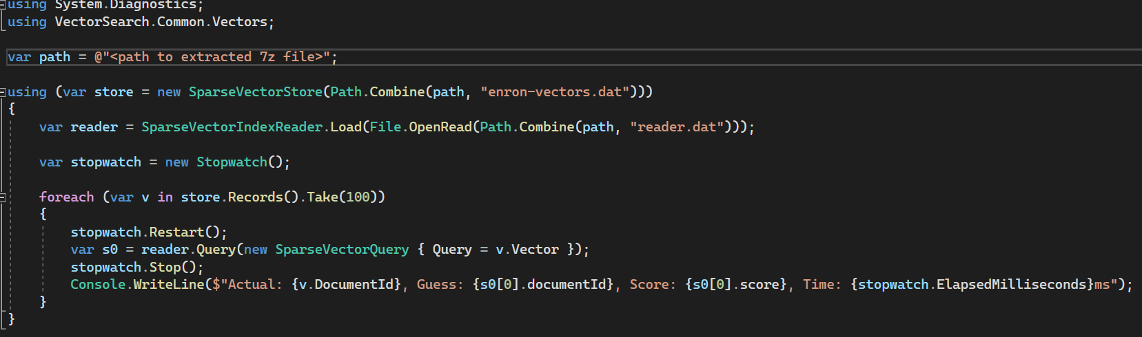 GitHub - llahds/vector-search: Simple data structure for storing and ...