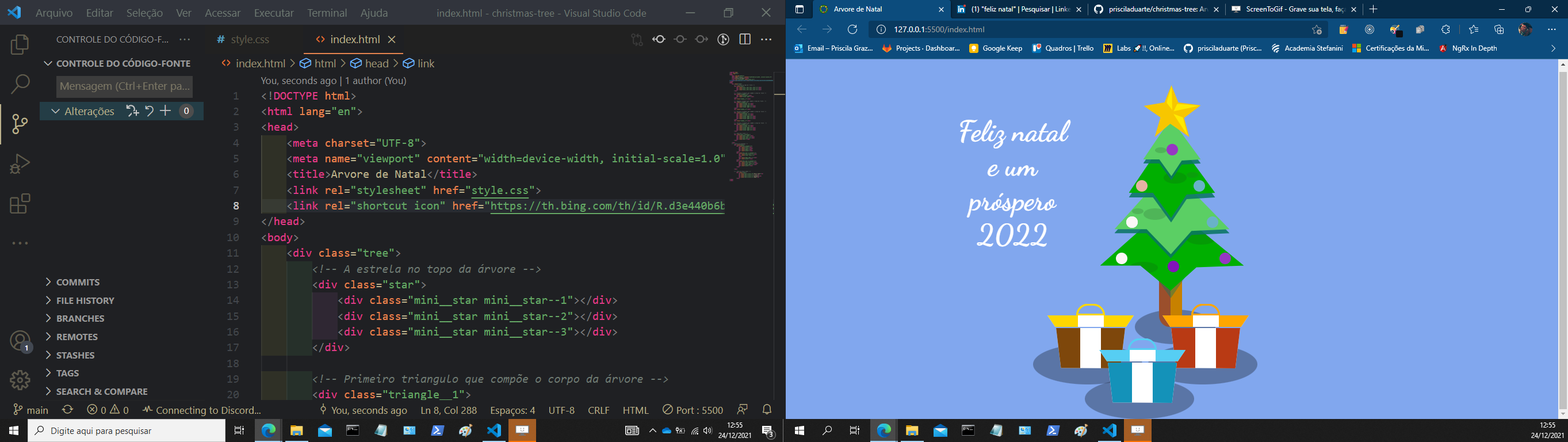 GitHub - mabiamabia/christmas-tree: Arvore de natal usando css e html