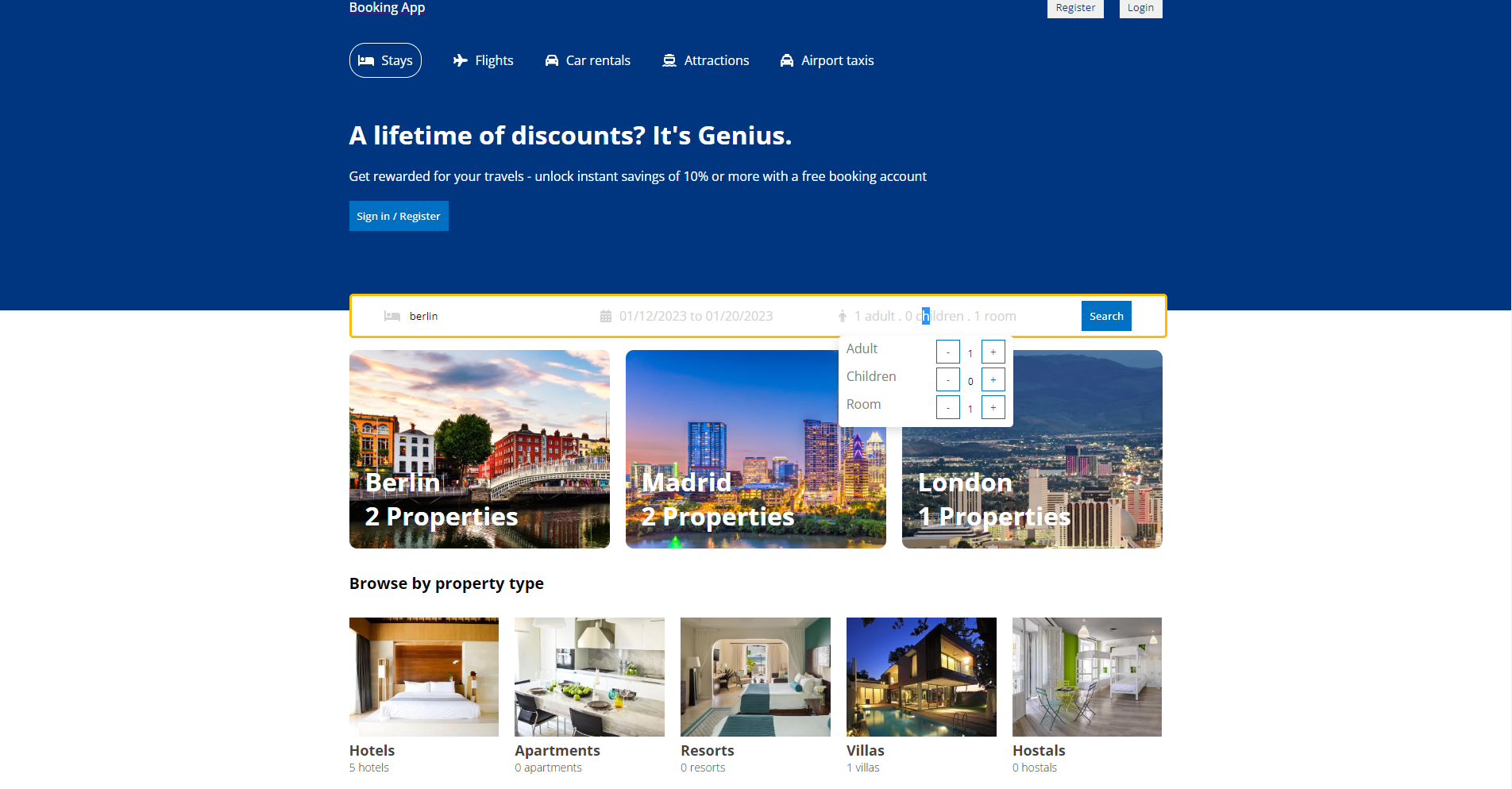 GitHub - Cristopxer/bookingAppClient