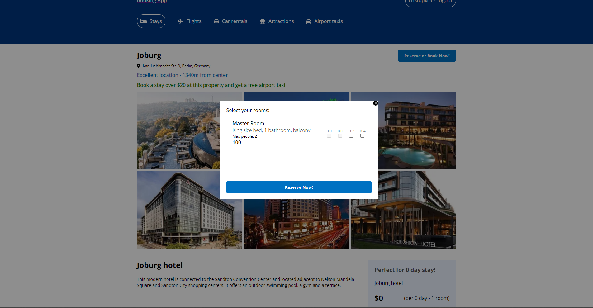 GitHub - Cristopxer/bookingAppClient