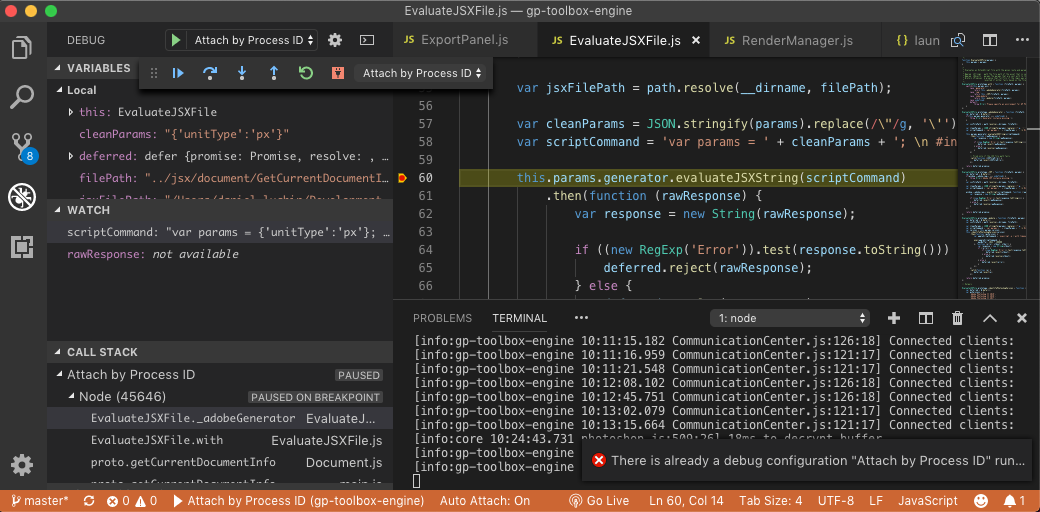 Disable Debug Button If In Debugging Mode · Issue 64710 · Microsoftvscode · Github