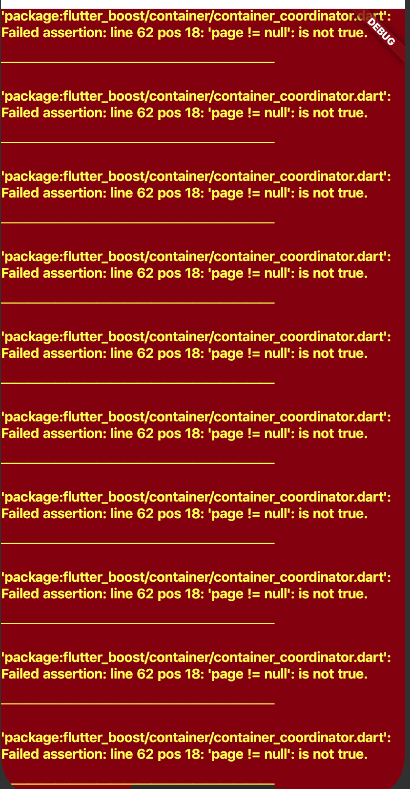 【iOS】Flutter跳转Native时，发生图中错误，Android是正常的 · Issue #337 · alibaba/flutter_boost · GitHub