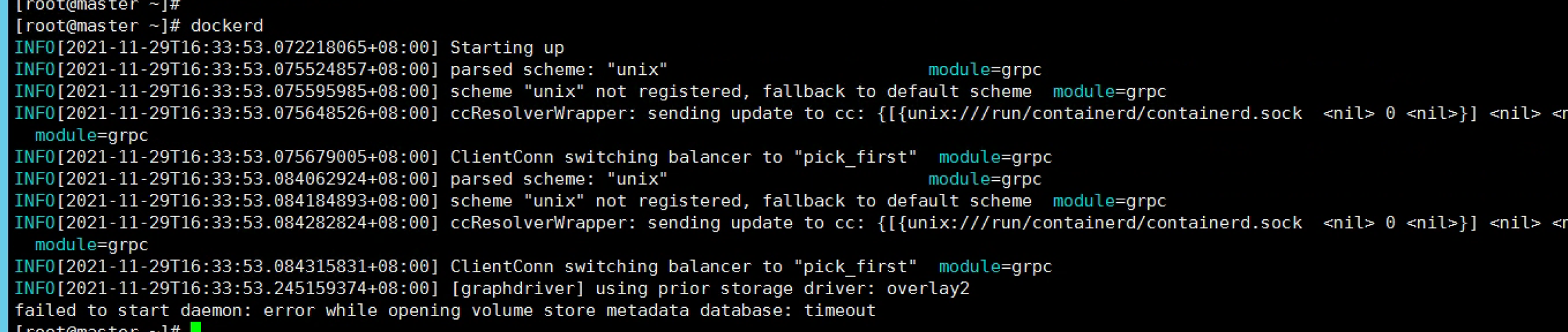 After the server restarts, docker cannot start normally · Issue #1331 ... After the server restarts, docker cannot start normally · Issue #1331 ...