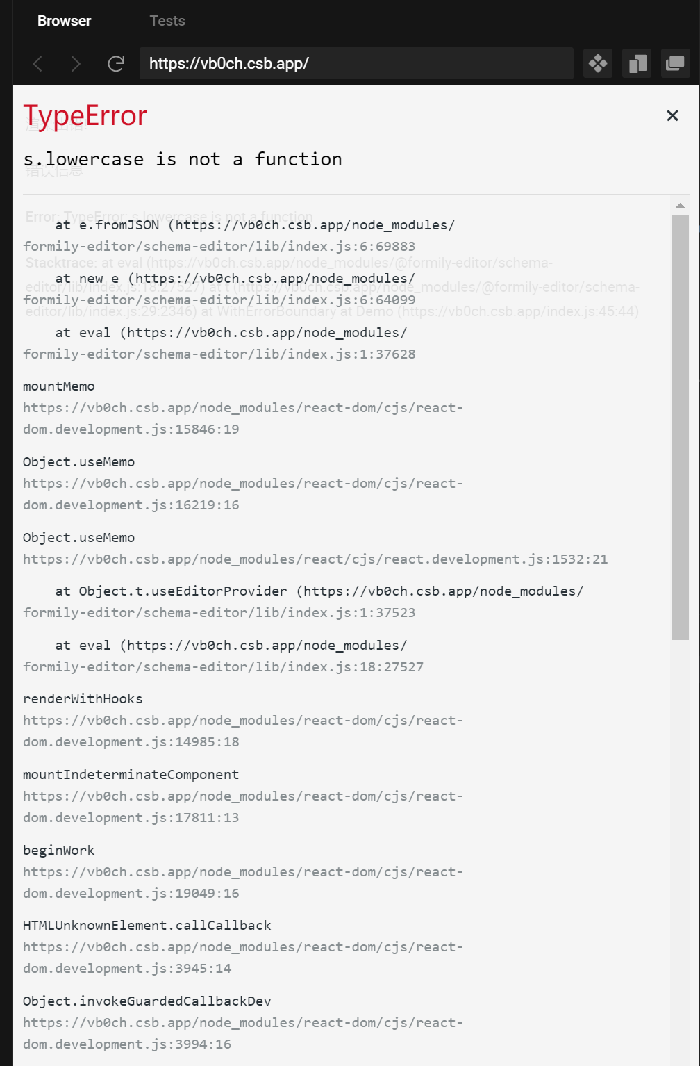 The demo is broken · Issue #9 · alibaba/formily-editor · GitHub