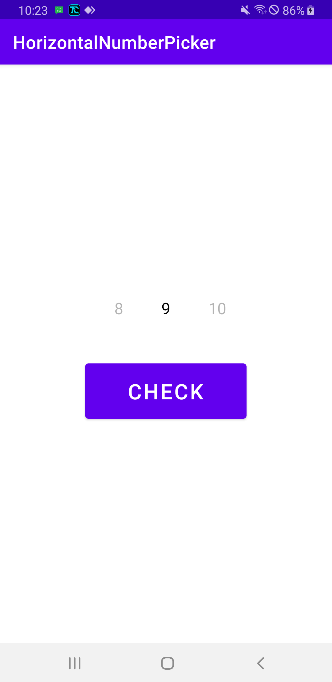 GitHub - hongdroid94/HorizontalNumberPicker: 리사이클러뷰 어댑터를 활용한 가로 방향의 넘버피커