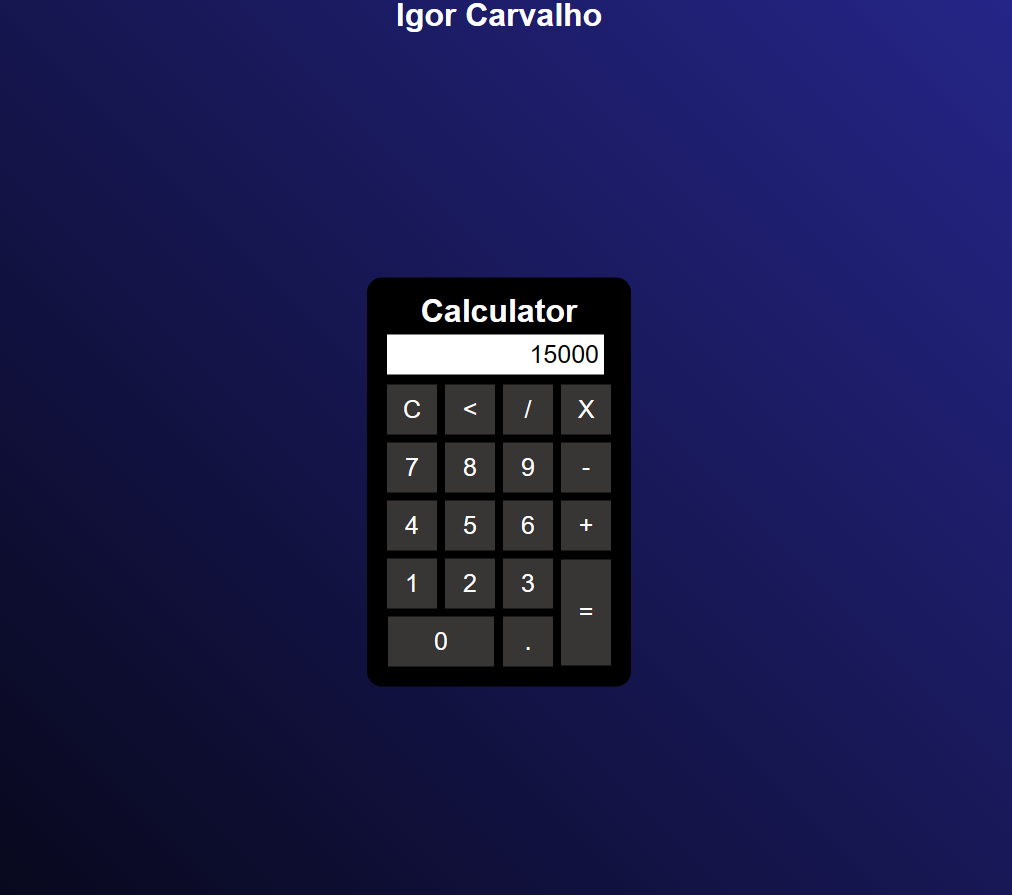 GitHub - Igodyz/calculator: Calculadora Básica HTML/CSS/JS