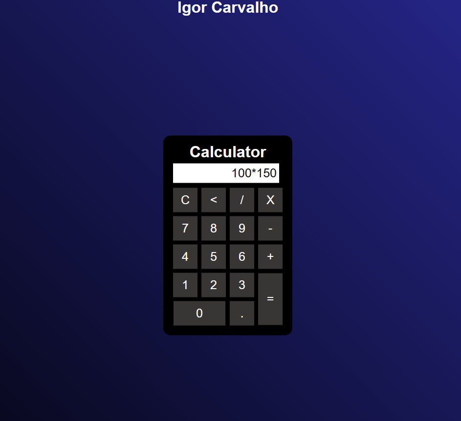 GitHub - Igodyz/calculator: Calculadora Básica HTML/CSS/JS
