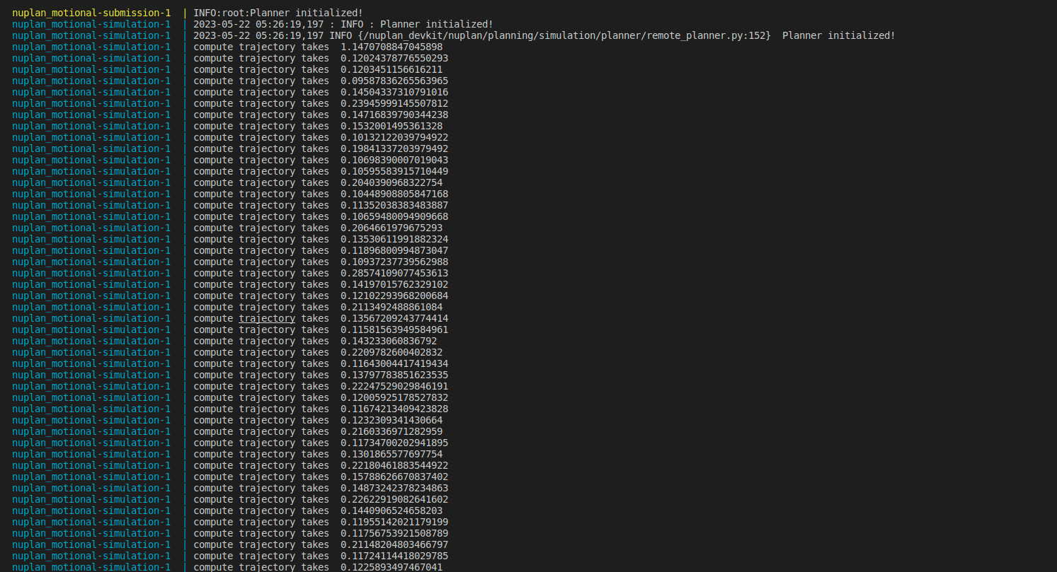 About the time out of _compute_trajectory · Issue #310 · motional/nuplan-devkit · GitHub