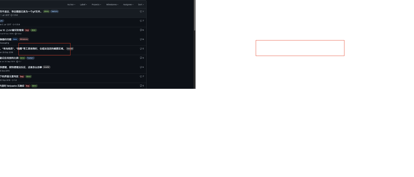 Macos 扩展屏幕上，使用回放功能，图像会错位 · Issue #2034 · Snipaste/feedback · GitHub