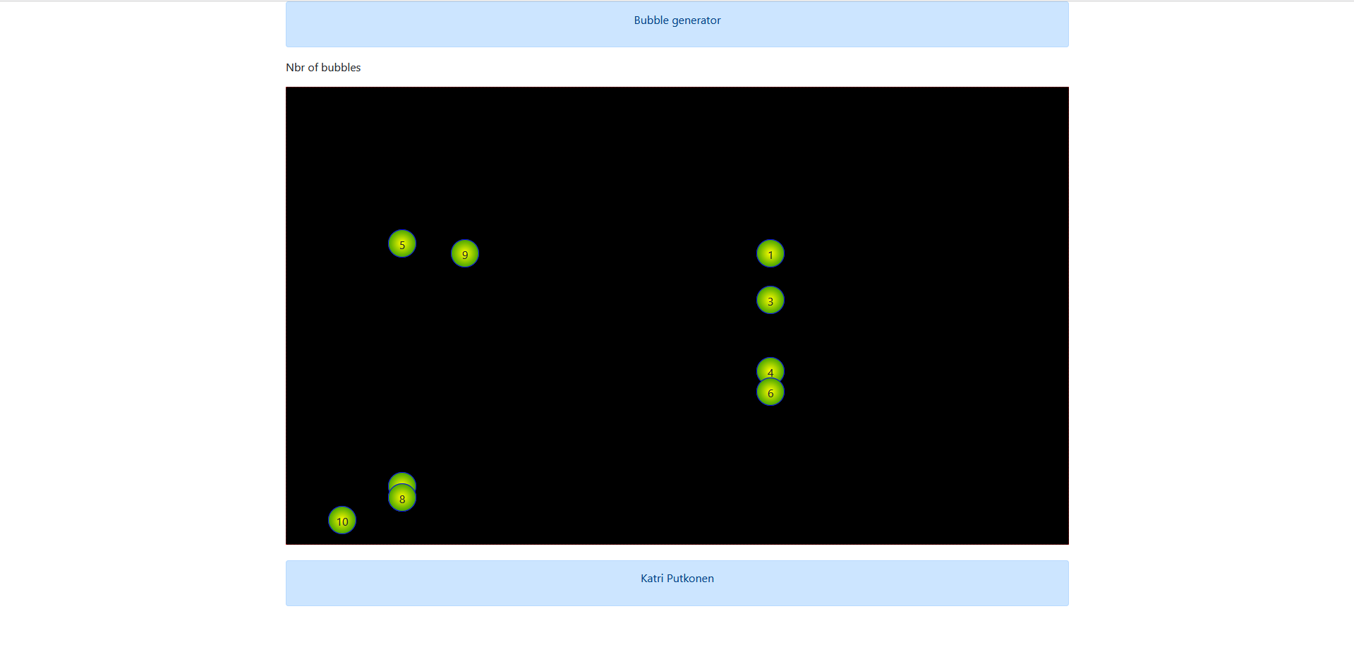 GitHub - Katorip/Katorip.github.io: School project: Bubble Generator