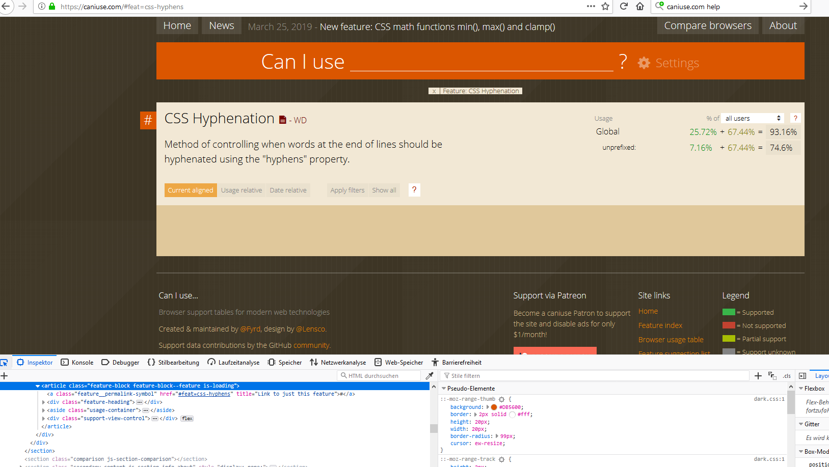 support-container div not shown in Firefox for specific page · Issue #4863 · Fyrd/caniuse · GitHub