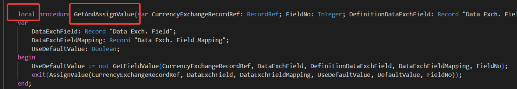 CU1280 GetAndAssignValue function · Issue #21021 · microsoft/ALAppExtensions · GitHub