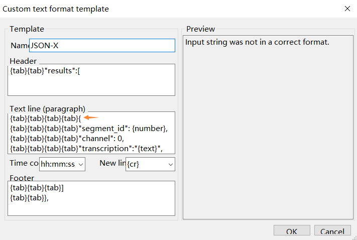 Using "{" and/or "}" for custom format export · Issue #5860 · SubtitleEdit/subtitleedit · GitHub