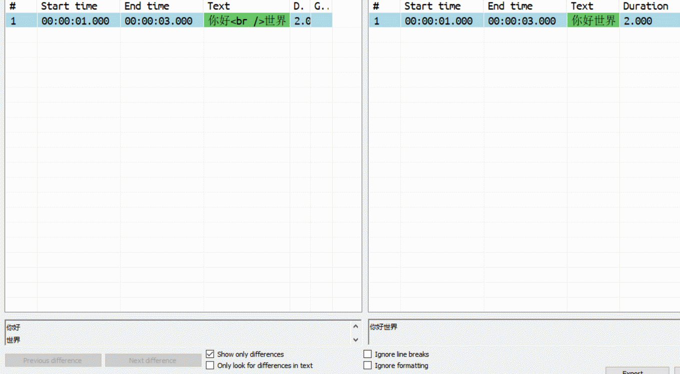 Compare In Certain Cases · Issue 4607 · Subtitleeditsubtitleedit · Github