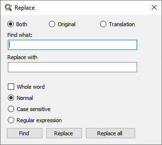 Enhancement for Find/Replace in Translation mode · Issue #6832 · SubtitleEdit/subtitleedit · GitHub