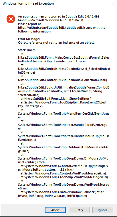 Something left in dark mode · Issue #7205 · SubtitleEdit/subtitleedit · GitHub