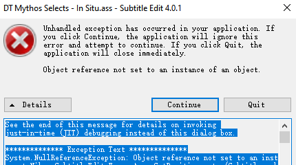 ASSA set position tool error · Issue #7472 · SubtitleEdit/subtitleedit · GitHub