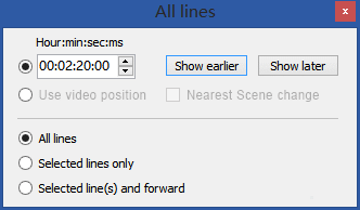 Off-set selected lines · Issue #3125 · SubtitleEdit/subtitleedit · GitHub