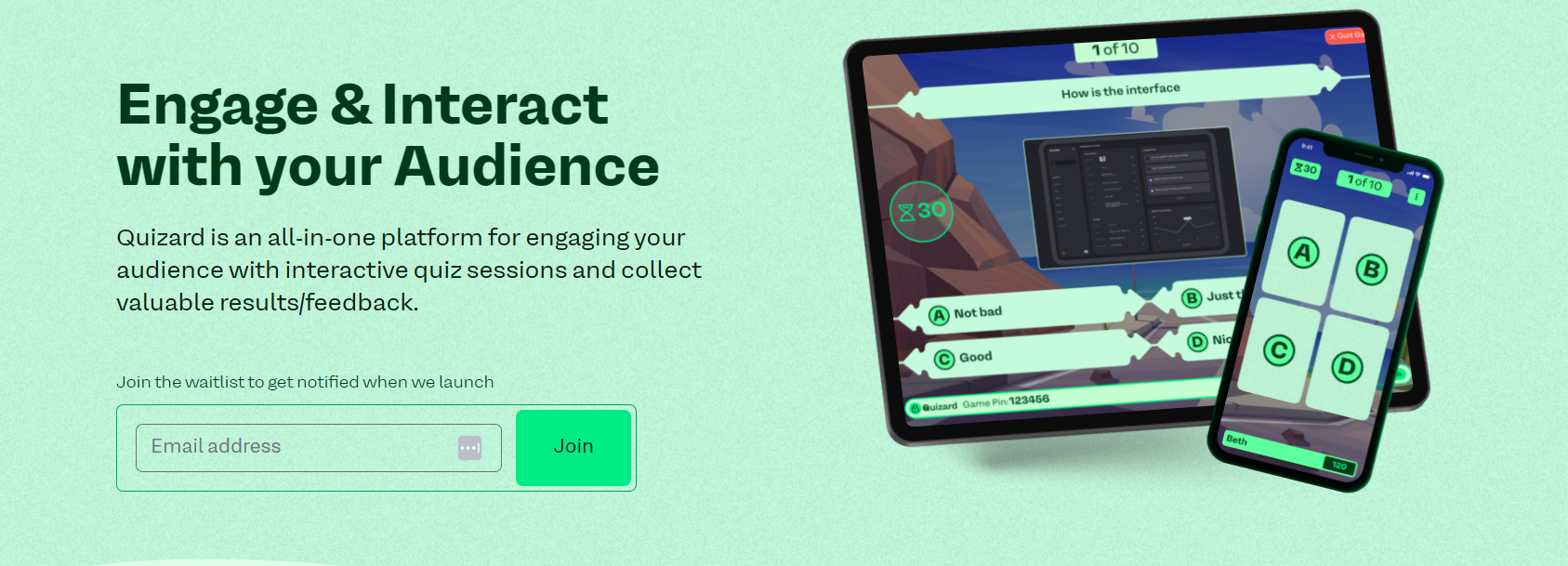 Waitlist form not displaying correctly · Issue #108 · quizardhq/frontend · GitHub