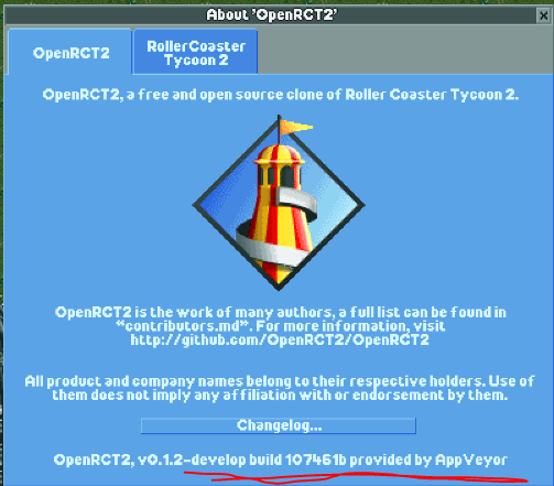 [Android] No build number shown at main menu and "about" window. · Issue #6770 · OpenRCT2 ...