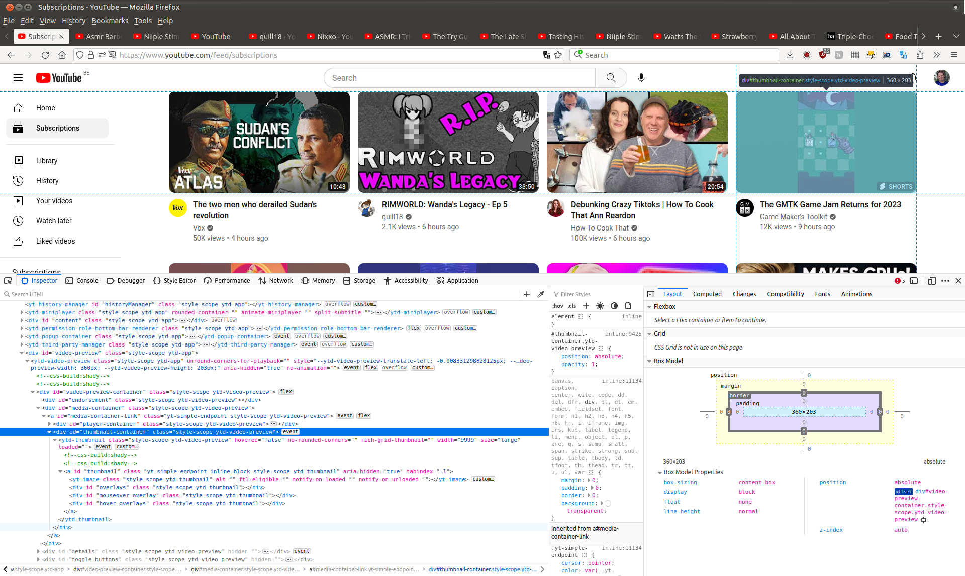 New Subscriptions page seems to break the addon · Issue #33 · doma ...