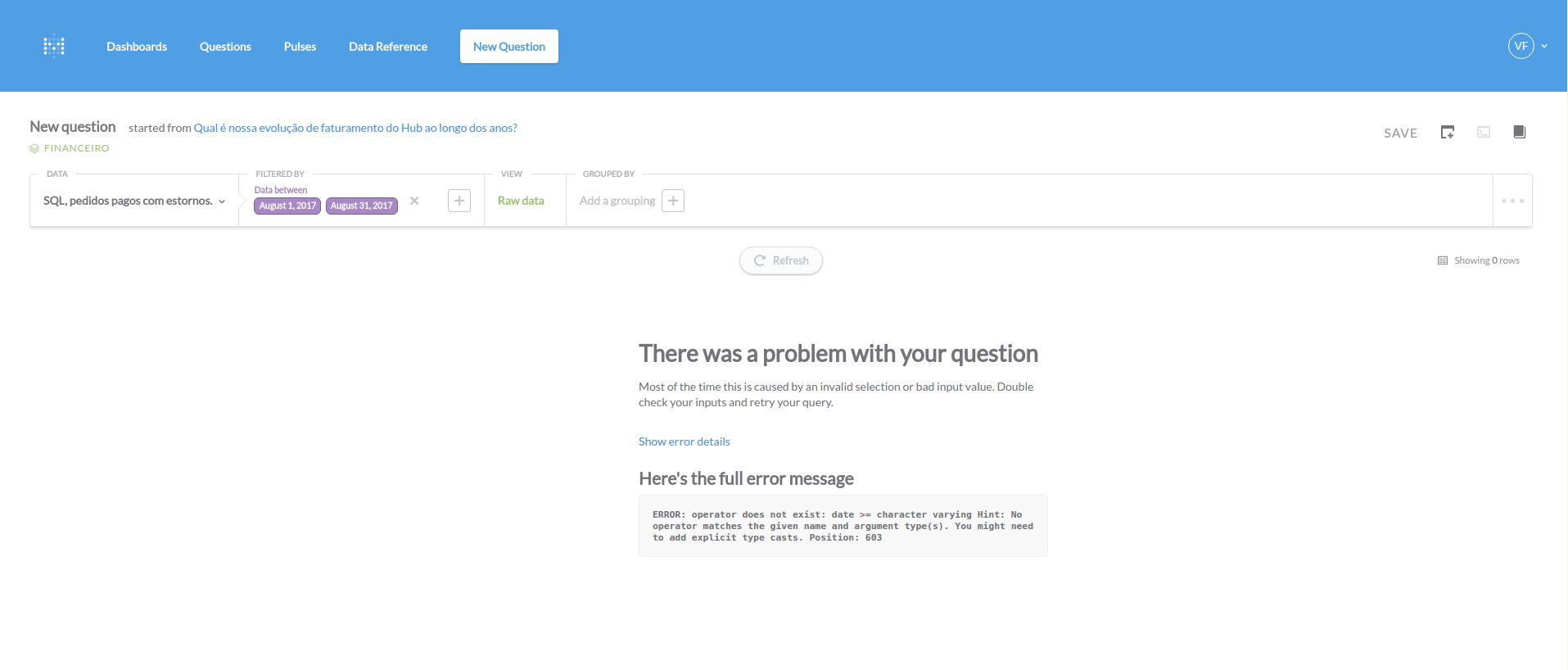 Error Filter Between Dates In Nested Queries · Issue 5893 · Metabasemetabase · Github