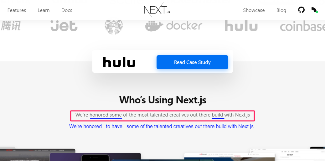 Typo on the Landing page · Issue #10057 · vercel/next.js · GitHub