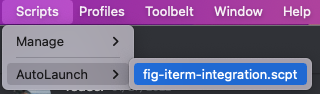 [warning message] Fig needs to be update and may not work with future versions of macos warning ...