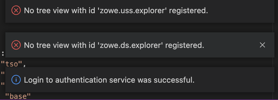 File watcher is causing errors during login & logout · Issue #1924 · zowe/zowe-explorer-vscode ...