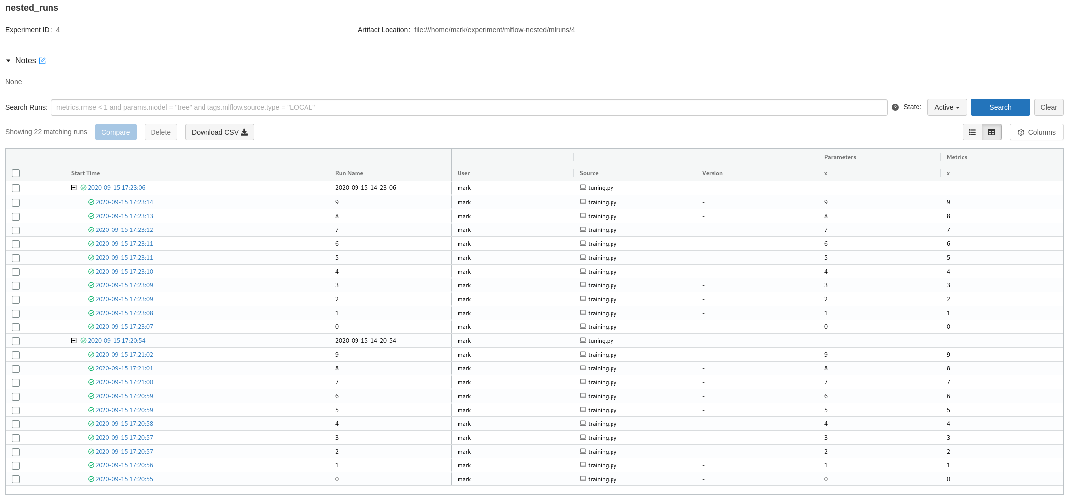 Fr Python Allow Multi Process Nested Runs · Issue 2194 · Mlflowmlflow · Github