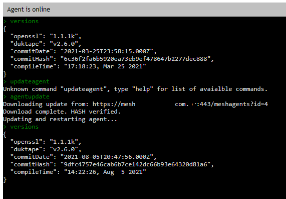 Agent update failure After auto updating server to 0.8.98 · Issue #2994 ...