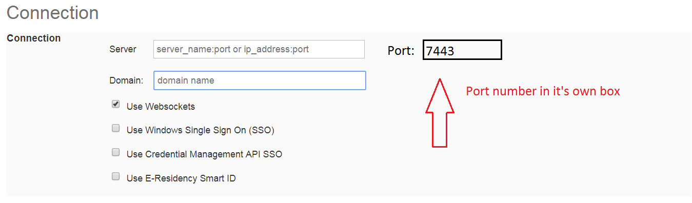 Separate port number from server address · Issue #113 · igniterealtime ...
