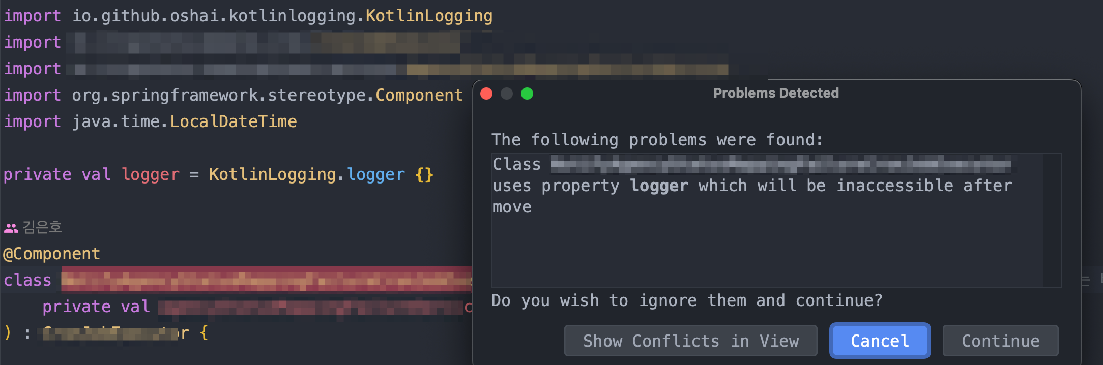 Declaring Logger Outside The Class Vs Inside · Issue 364 · Oshaikotlin Logging · Github