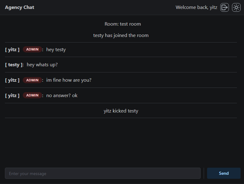 GitHub - Yitzhakpro/Agency-Chat