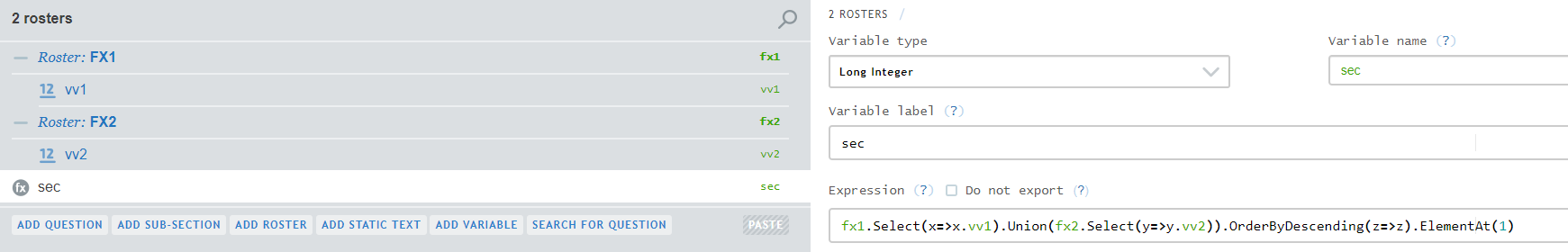 Syntax highlighting misses a variable · Issue #1524 · surveysolutions ...