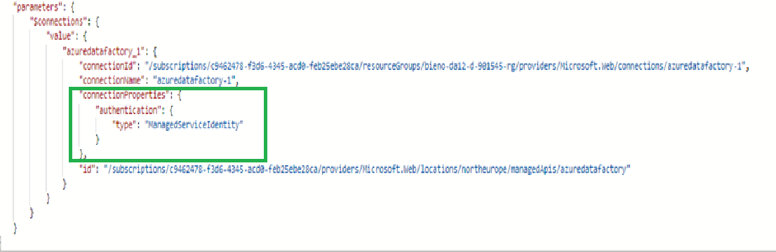 LA Consumption: ADF Managed Identity connection loses its ...