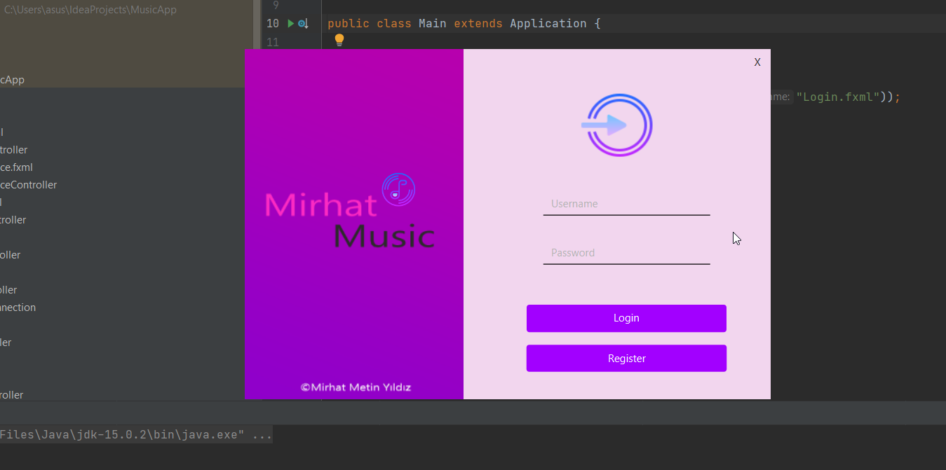 GitHub - mmyildizs/Mirhat-Music-App: Spotify style application made ...
