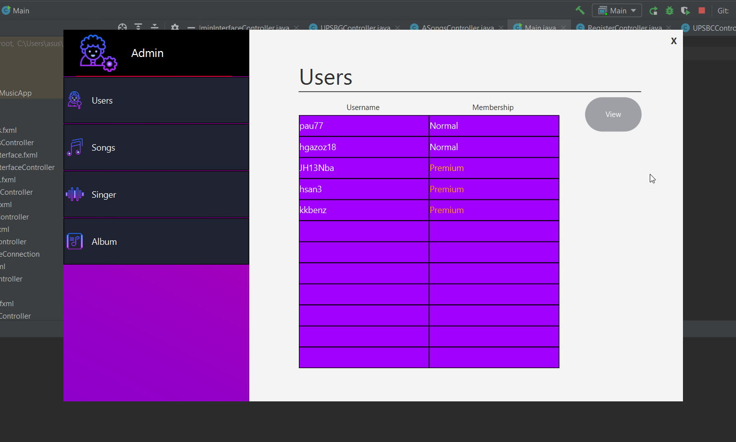GitHub - mmyildizs/Mirhat-Music-App: Spotify style application made ...