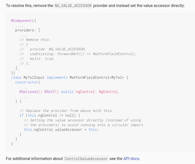 Setting The Value Accessor Directly Instead Of Using The Providers To Avoid Running Into A 8676