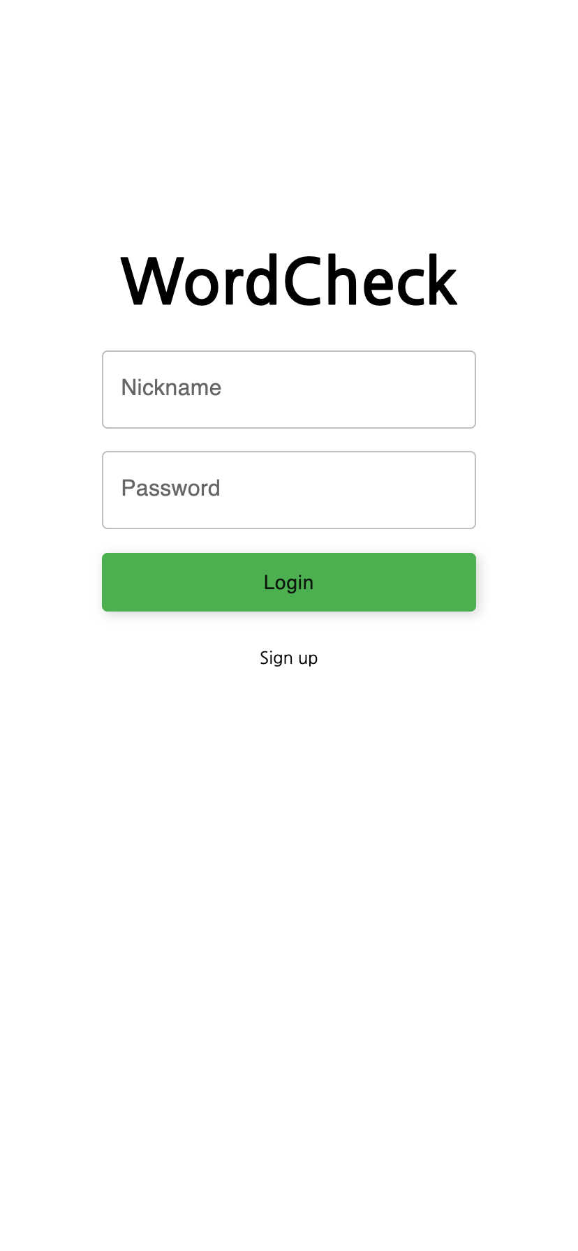 GitHub - wordcheck/wordcheck-web: 영단어 기록, 시험, 오답노트 서비스