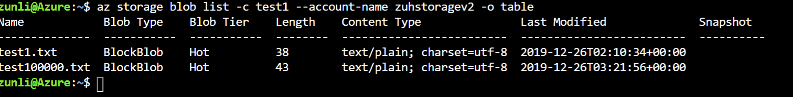 az storage blob returns "Next Marker" · Issue #11657 · Azure/azure-cli · GitHub