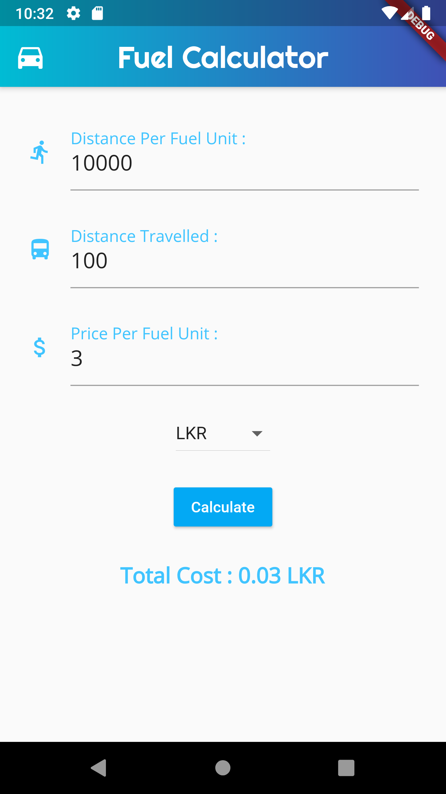 GitHub - SanjulaD/Fuel-Calculator: :fuelpump: Fuel Calculator - Flutter