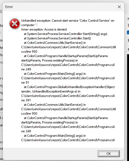 Can't start service · Issue #186 · Maassoft/ColorControl · GitHub