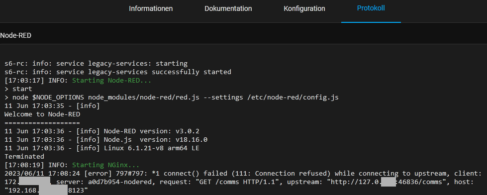 Node Red does not start reliable · Issue #1622 · hassio-addons/addon-node-red · GitHub