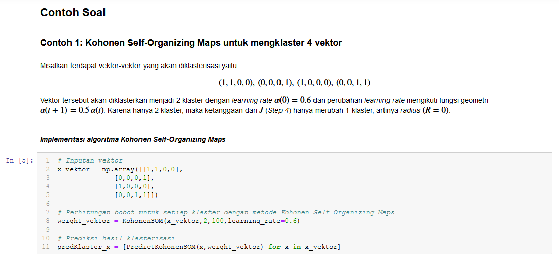 GitHub - RinRoya/Kohonen-Self-Organizing-Maps: Implementasi Algoritma Kohonen Self-Organizing ...