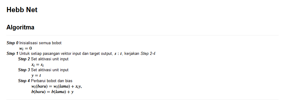 GitHub - RinRoya/Hebb-Net: Implementasi Algoritma Hebb Net dengan ...